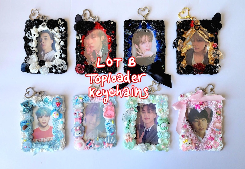 Decoden Kpop Photocard Toploaders/keychains - Etsy