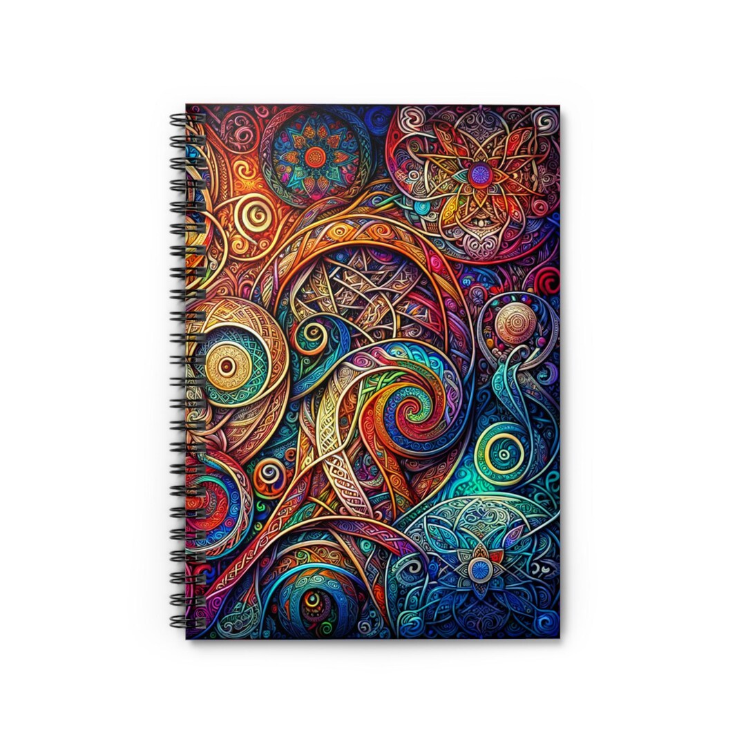 Celtic Spiral Notebook, Intricate Pattern Journal - Etsy