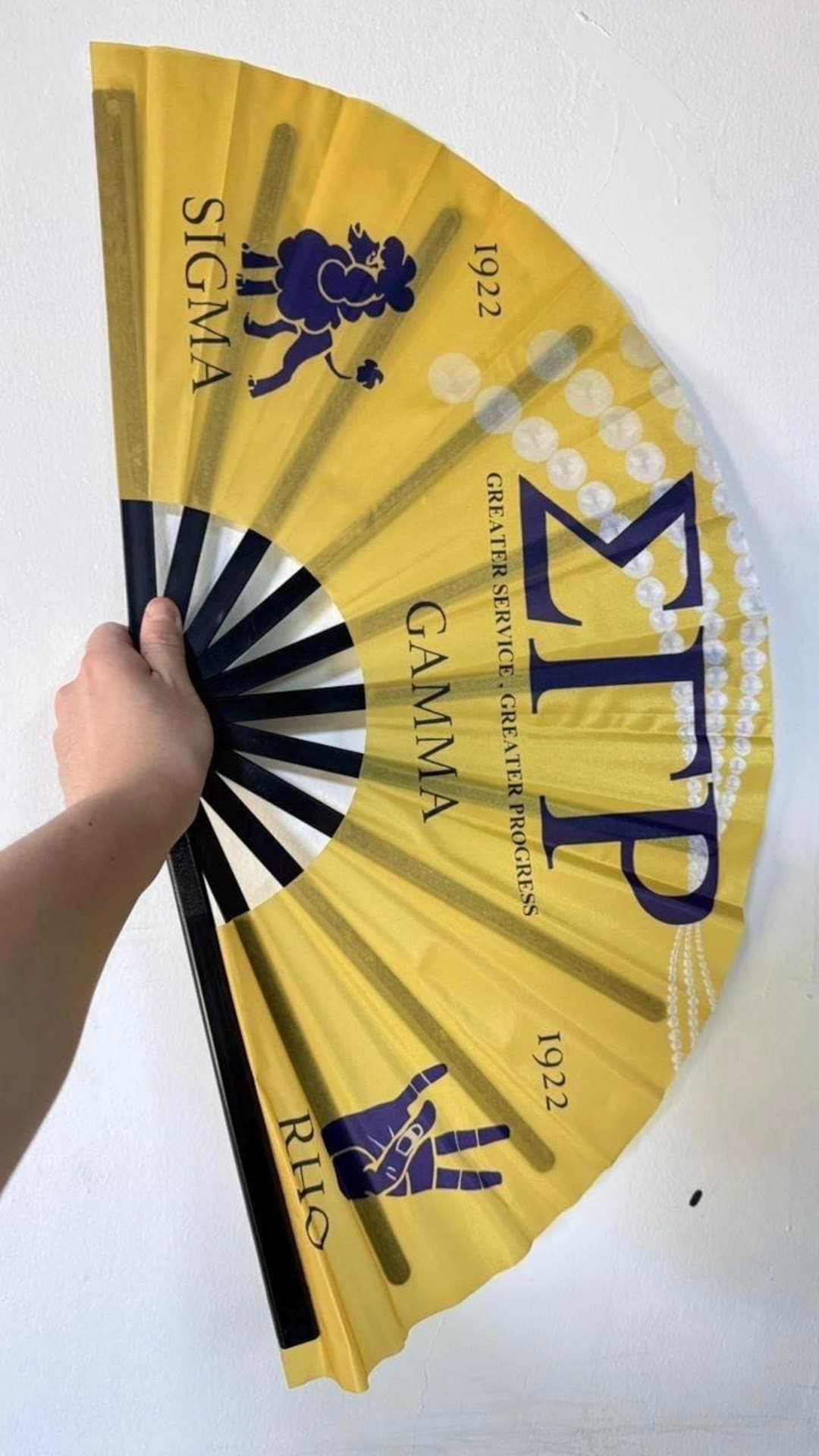 Sigma Gamma Rho Hand Clack Fan – Since 1922 | Sgrho Folding Fan ...