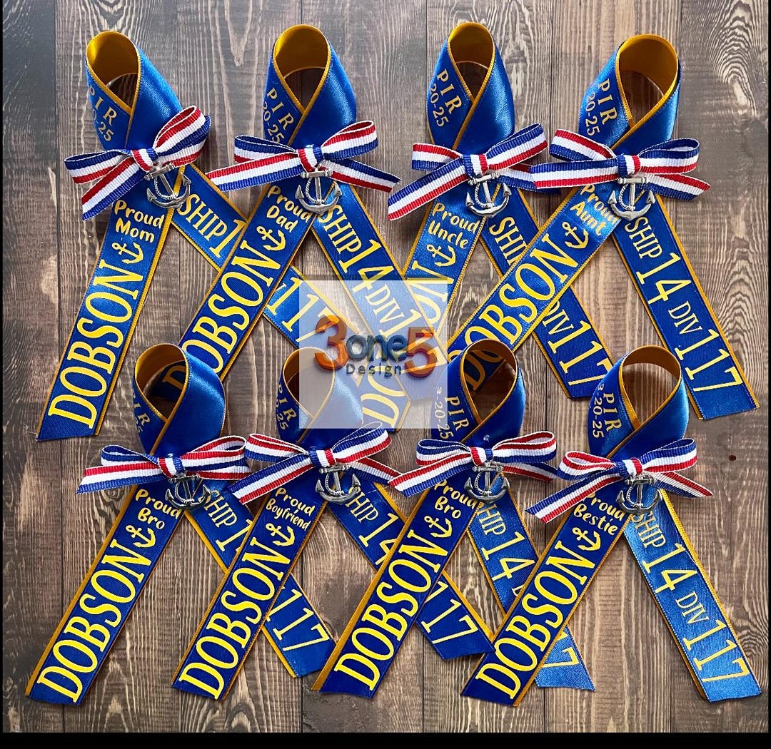 NAVY PIR Ribbons - Support Ribbons - Etsy