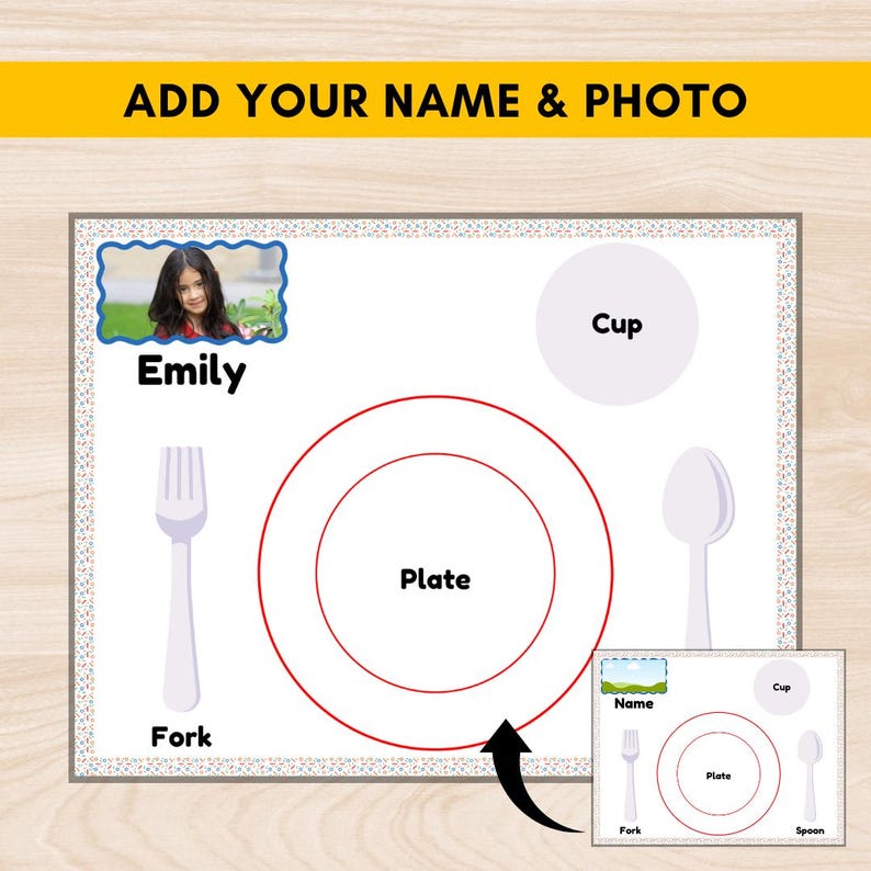 Printable Placemats for Kids – Editable Canva Template | Learning ...