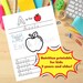Fruit & Vegetable Learning Activity Pages for Kids: Alphabet, Coloring ...