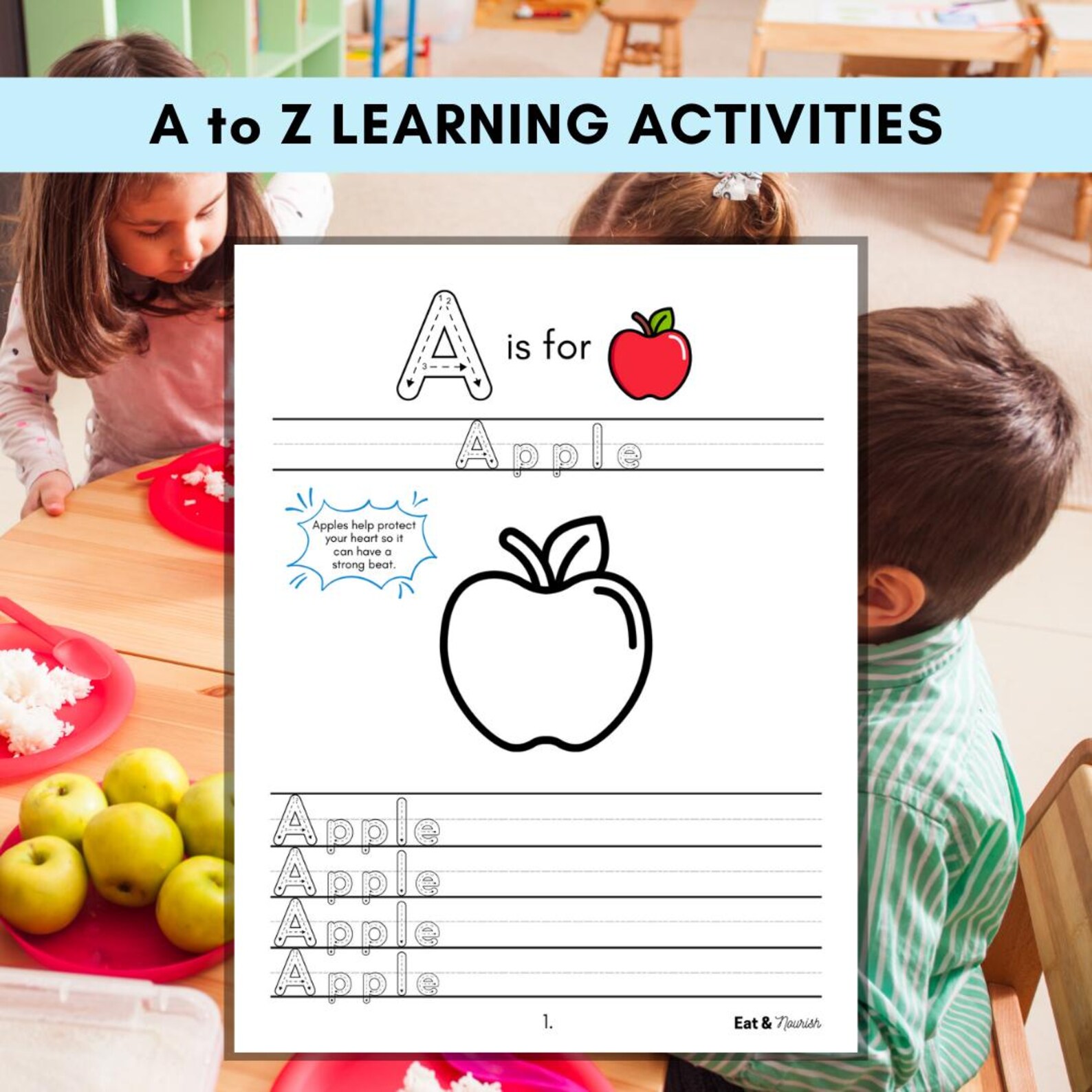 Printable Picky Eating Bundle - Kids Nutrition Learning | Alphabet ...