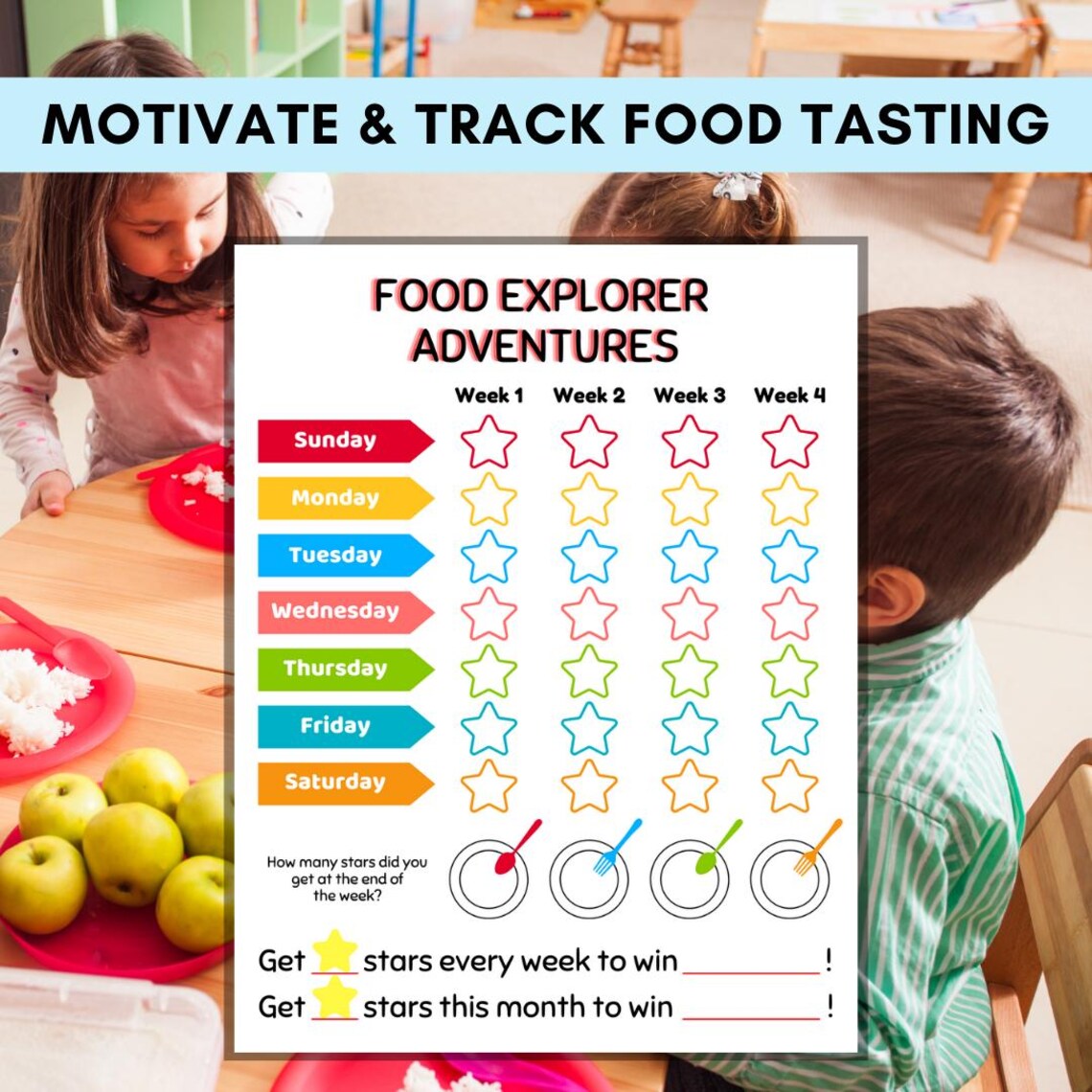 Printable Picky Eating Bundle - Kids Nutrition Learning | Alphabet ...