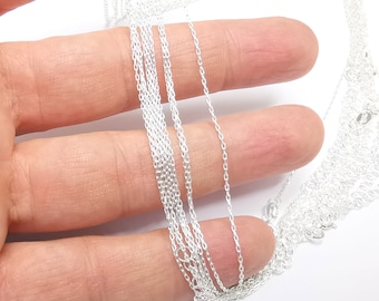 Sterling Silver Rice Grain Bali Chain Sterling Grain Bali - Etsy