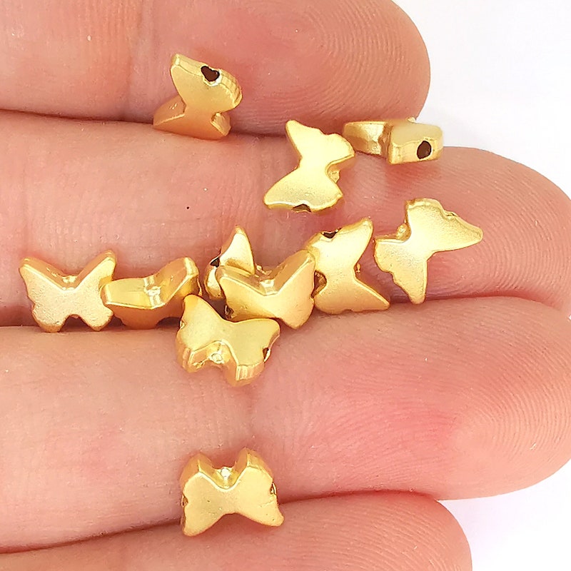 Butterfly Gold Spacer - Etsy UK