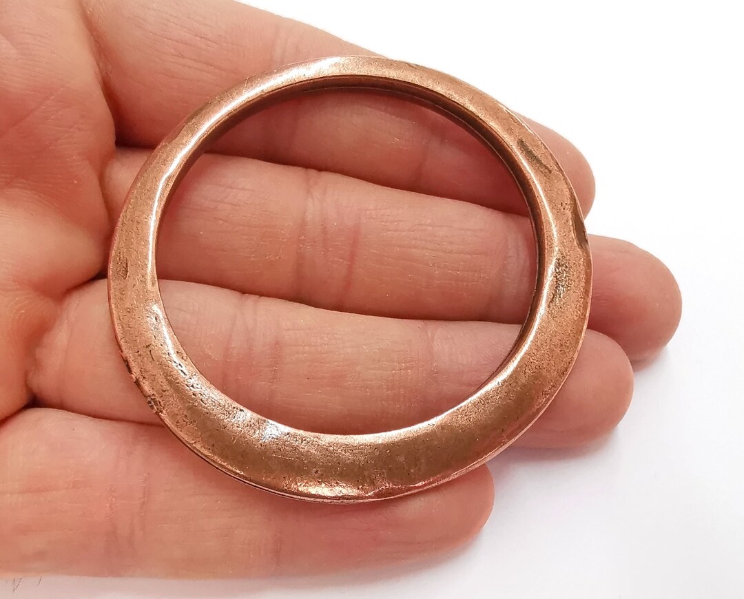 Circle Pendant Antique Copper Plated Pendant (60mm) G21049 - Etsy