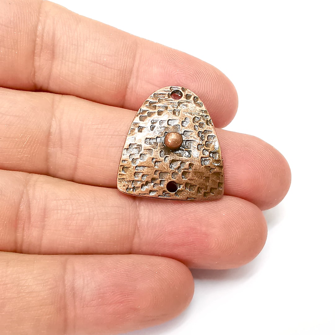 Two Hole Connector, Copper Jewelry Parts, Copper Bracelet Component ...