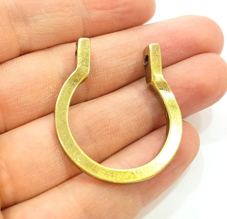 2 Antique Bronze Connector 40x36mm G15746 - Etsy