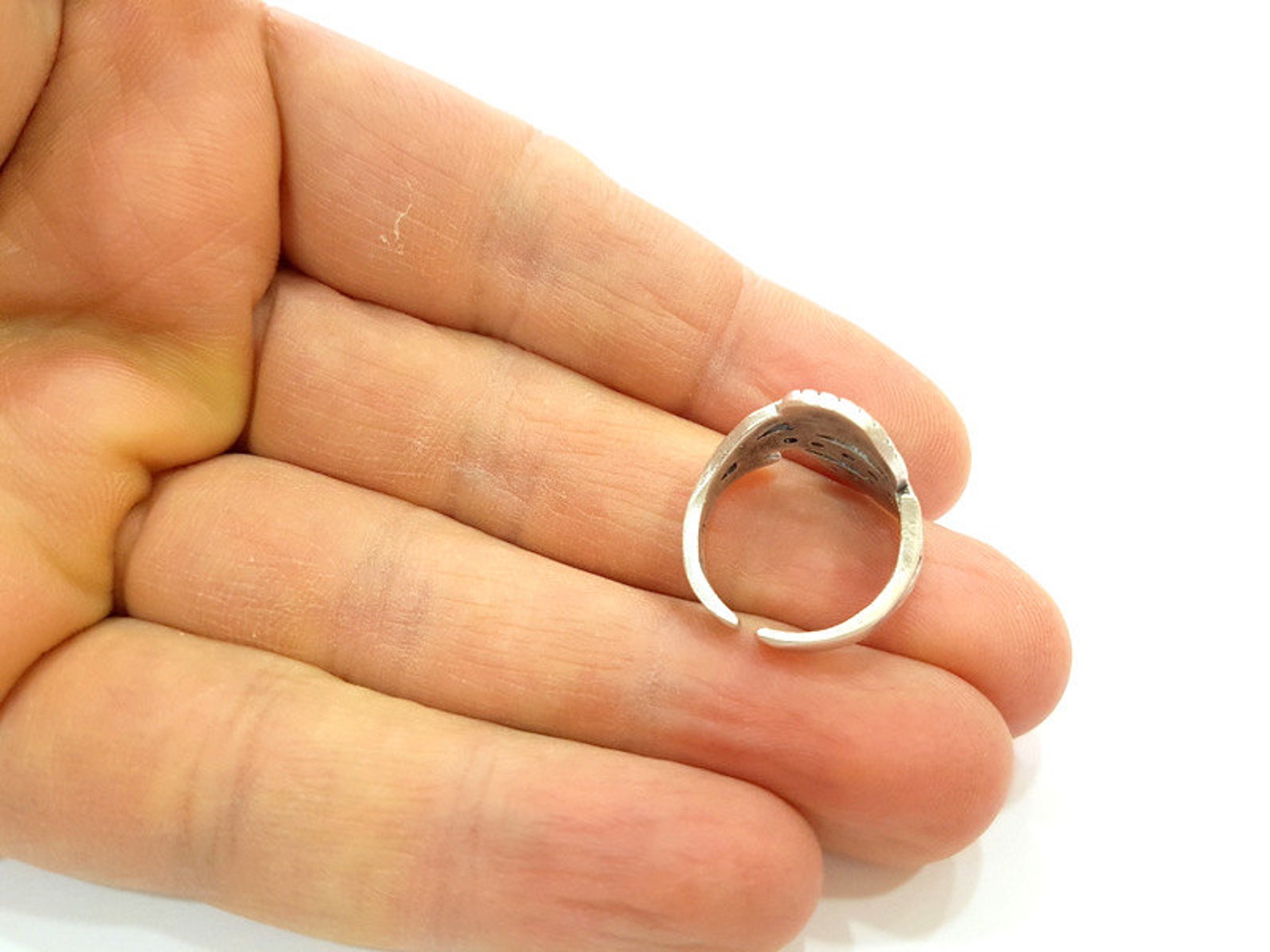 Silver Ring Blank Ring Settings Ring Bezel Base Cabochon | Etsy