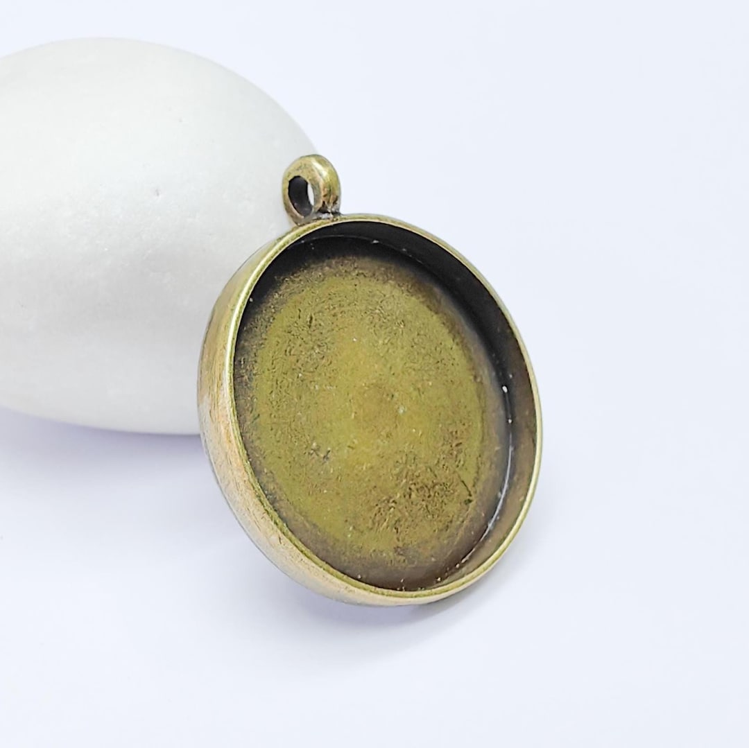 Round Pendant Blanks, Resin Bezel Bases, Mosaic Mountings, Dry Flower ...