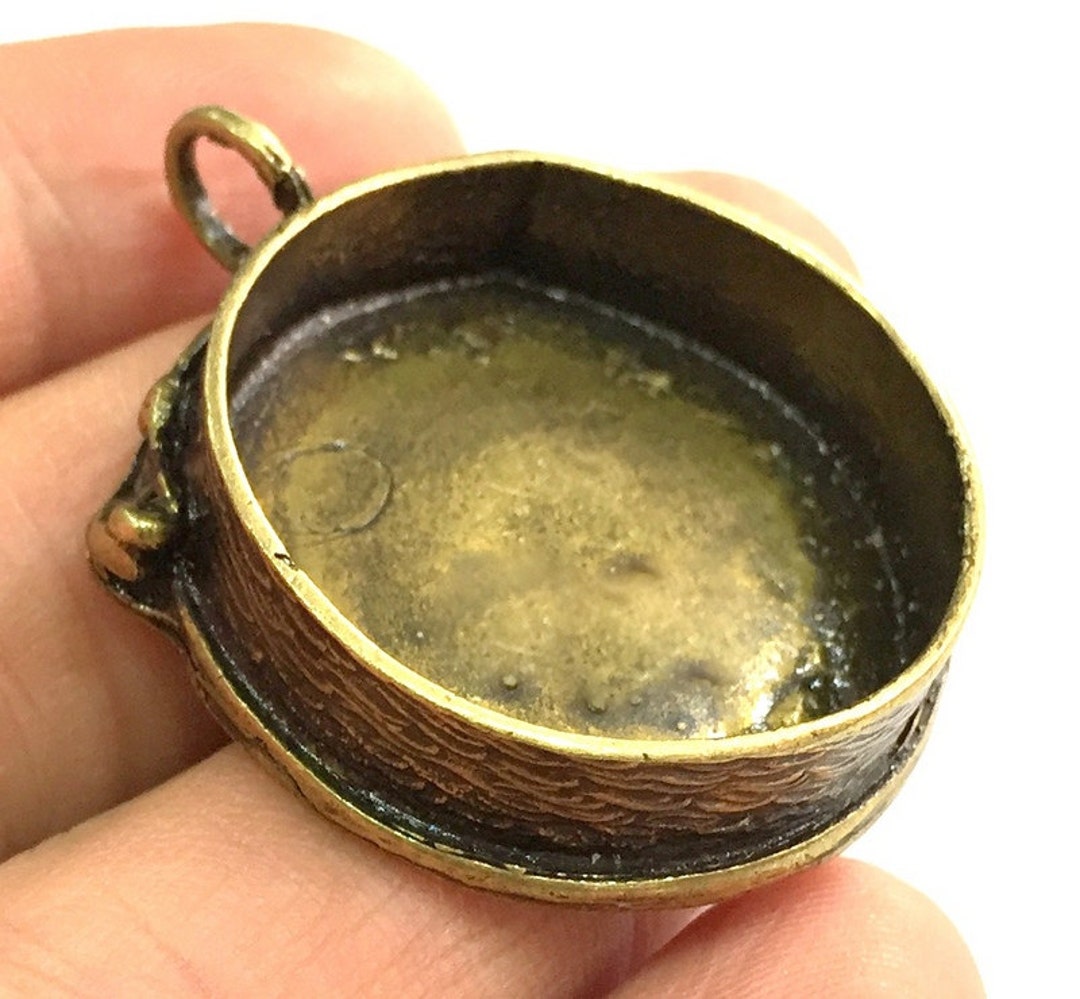 Antique Bronze Brass Blank (24mm Blank) , Mountings G12299 - Etsy