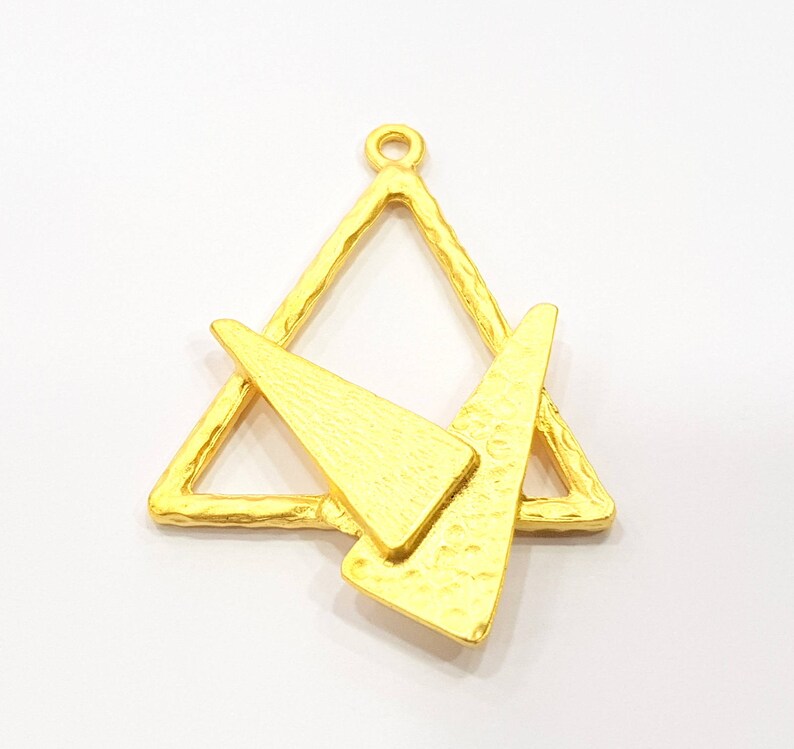 Gold Charm Gold Plated Charms 47x35mm G8832 - Etsy