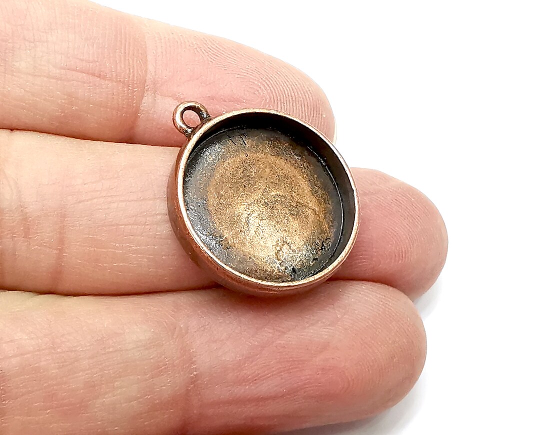 Round Pendant Blanks, Resin Bezel Bases, Mosaic Mountings, Dry Flower ...