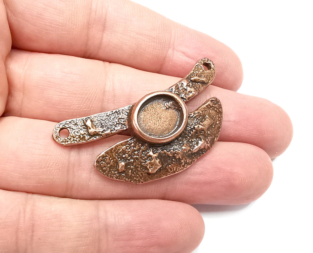 Unique Pendant Bezel, Resin Blank, Inlay Mounting, Mosaic Frame ...