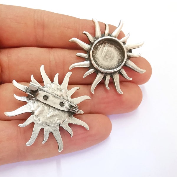 Sun Brooch - Etsy