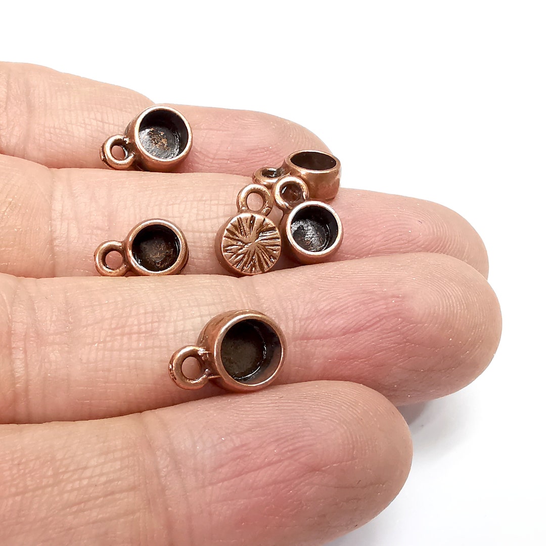 Round Pendant Blanks, Resin Bezel Bases, Mosaic Mountings, Polymer Clay ...