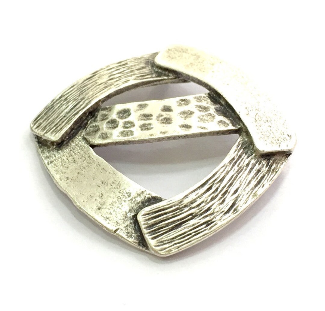 Antique Silver Pendants (40mm) Antique Silver Plated Metal G9492 - Etsy