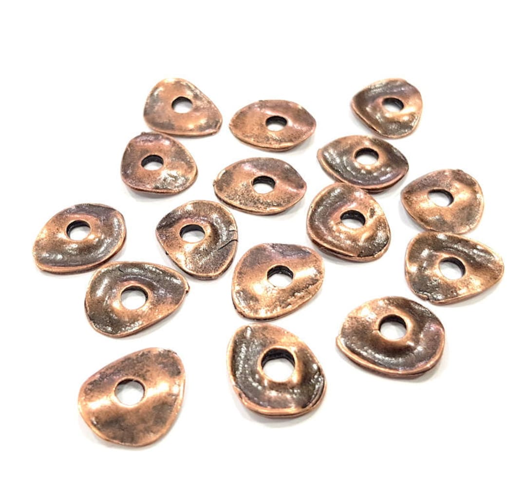 20 Copper Organic Shape Findings Antique Copper Charm Antique Copper ...