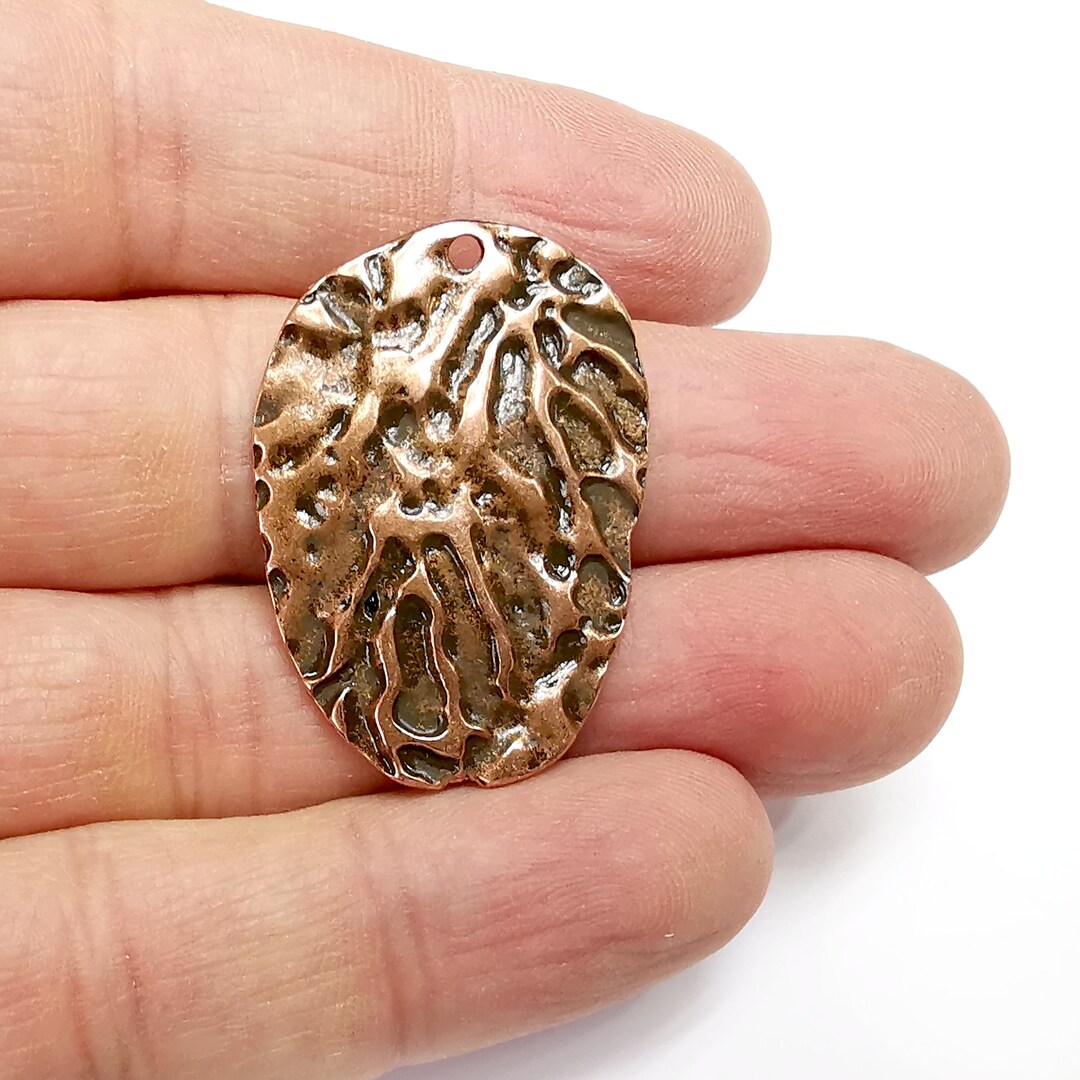 Copper Dangle Charms, Boho Charms, Rustic Charms, Earring Charms ...