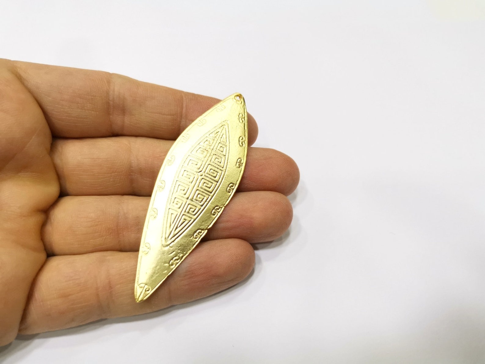 Gold Charms Gold Plated Charms (71x25mm) G20296 - Etsy