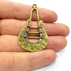 2 Antique Bronze Charm Antique Bronze Plated Metal (53x31mm) G27272 - Etsy