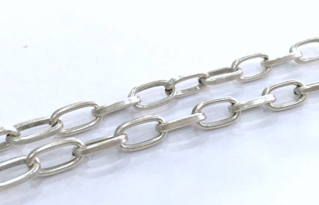 Silver Chain Antique Silver Plated Large Chain 12x6mm G9558 - Etsy