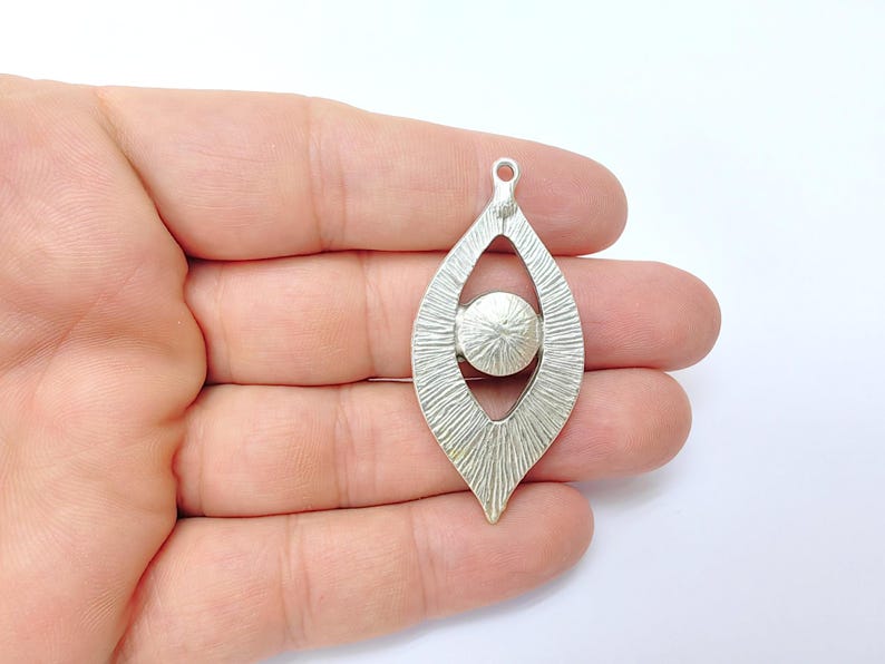 Bohemian Pendant Blank, Cabochon Bezel, Locket Base, Inlay Mounting ...