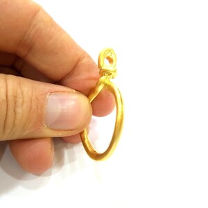 Gold Pendant Gold Plated Connector Pendant (43x31mm) G6845 - Etsy