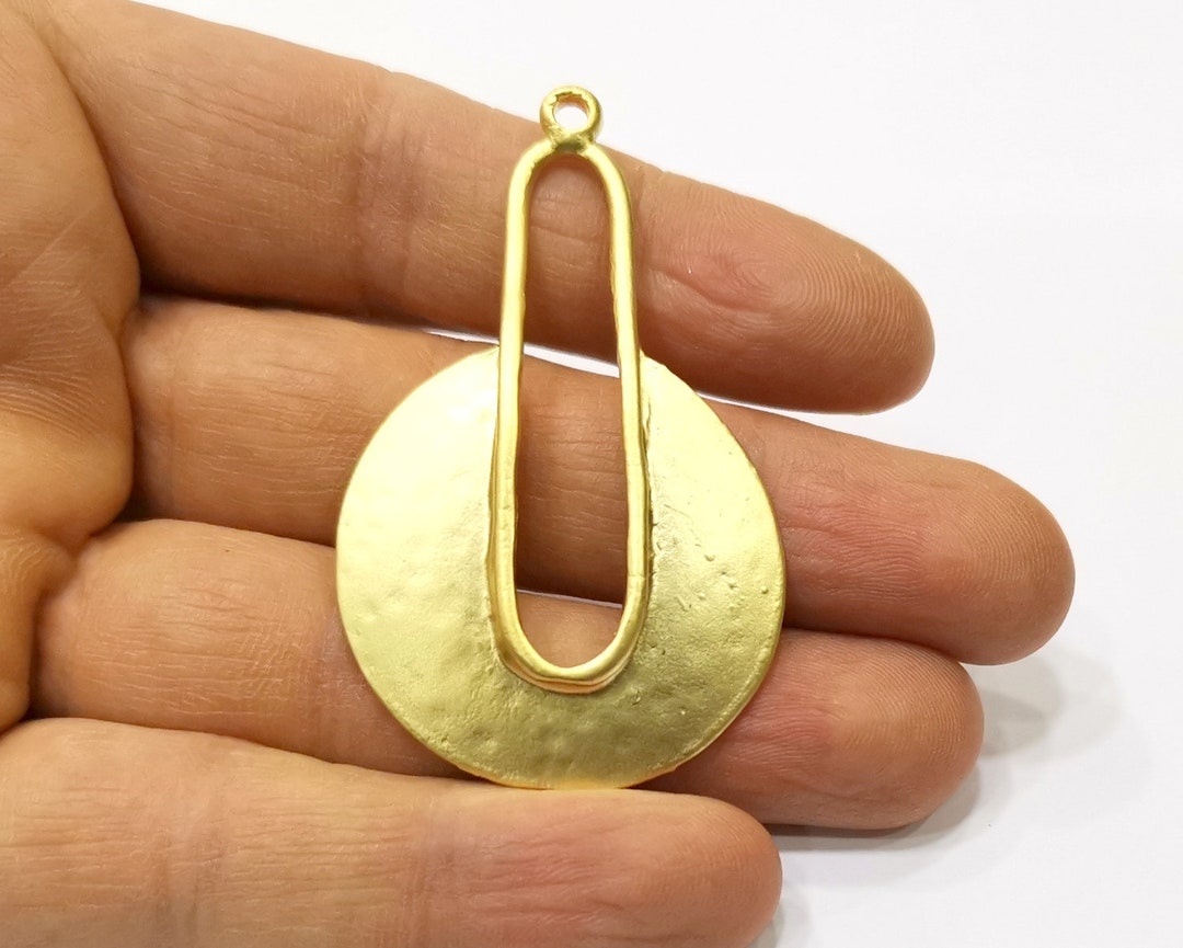 Gold Charms Gold Plated Charms (60x37mm) G16689 - Etsy