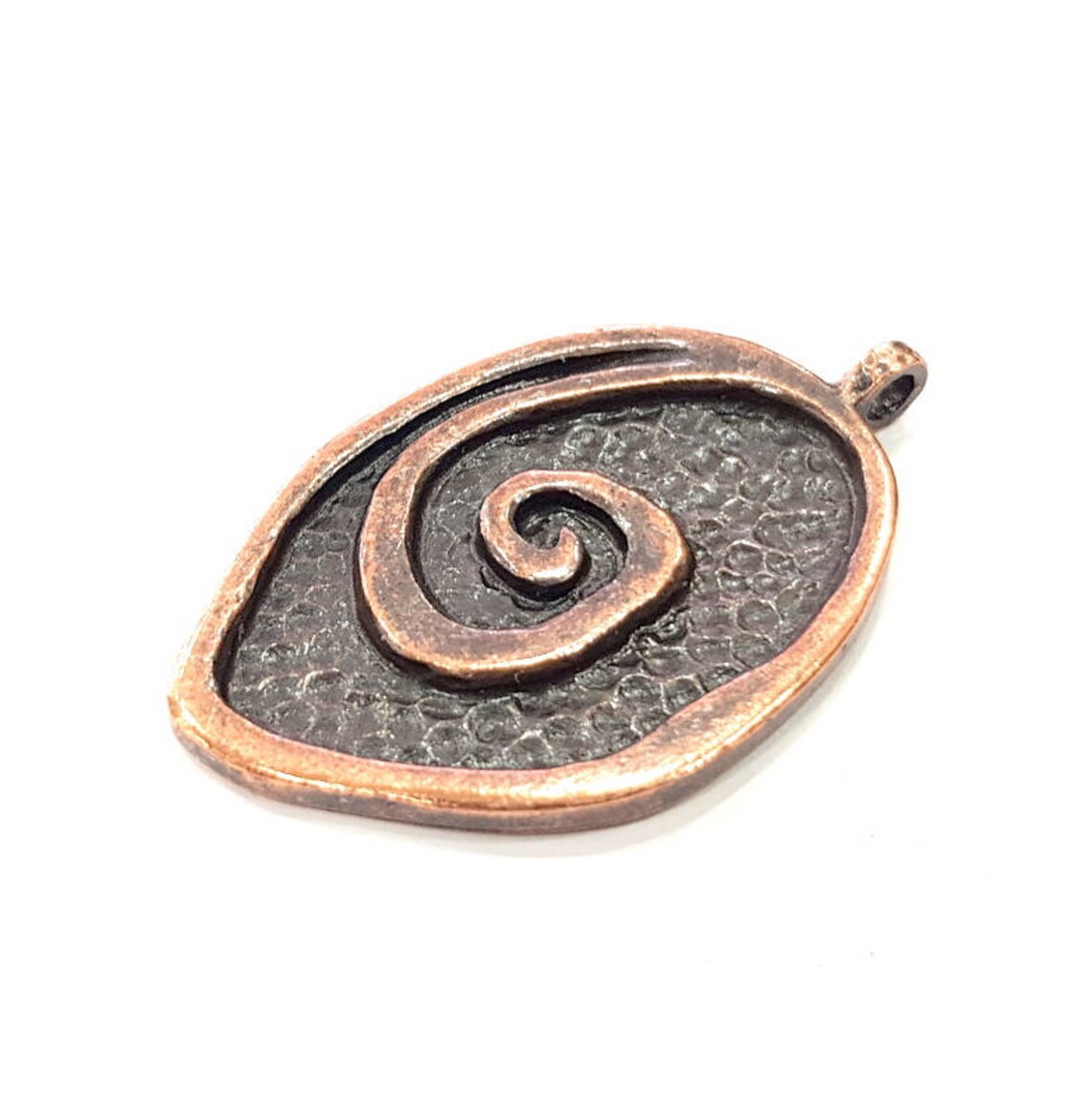 Copper Pendant Antique Copper Medallion Pendant Antique Copper - Etsy