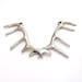 Silver Pendant Antler Pendant Connector Antique Silver Plated Pendants ...