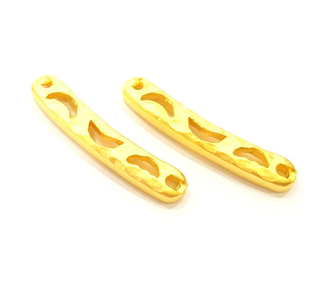 4 Gold Connector Gold Plated Connector (32x6mm) G7030 - Etsy