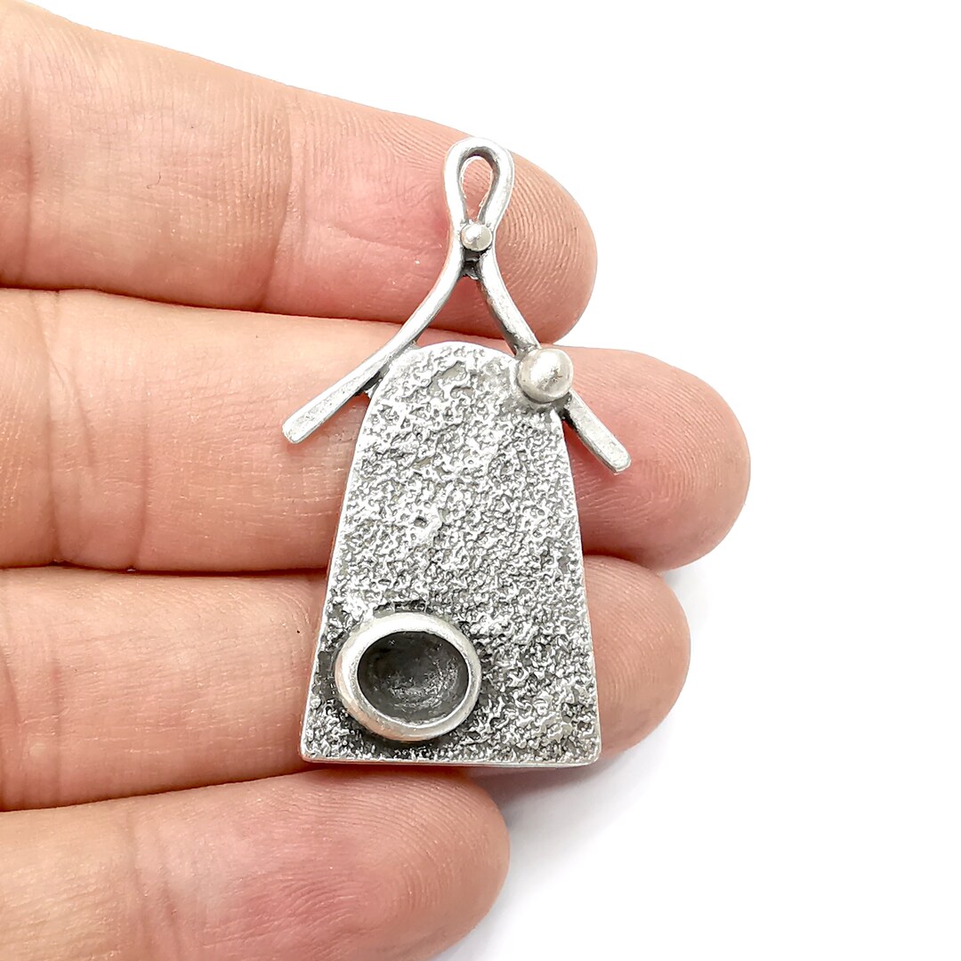 Pendant Blanks Oval , Resin Bezel Bases, Mosaic Mountings, Dry Flower ...