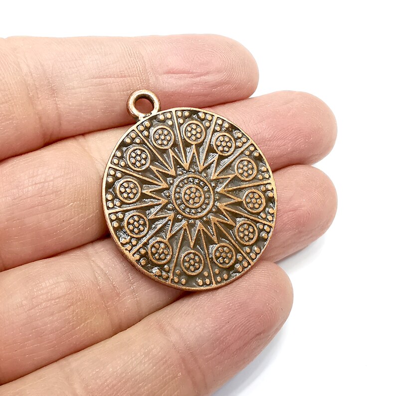 Dijes de estrella, chapados en cobre antiguo (40 x 34 mm) G34845 - Etsy ...