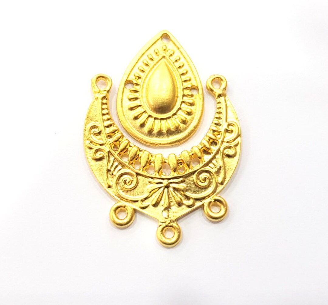 Gold Charm Set Gold Plated Charms (42x34mm) G15445 - Etsy