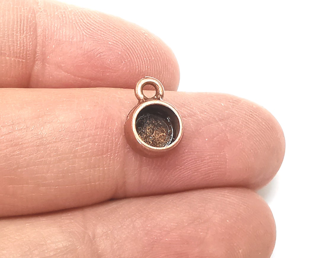 Round Pendant Blanks, Resin Bezel Bases, Mosaic Mountings, Polymer Clay ...