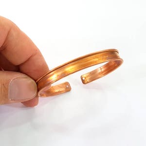 Raw Copper Bracelet Blanks Real Copper Cuff Blanks Adjustable Bracelet ...