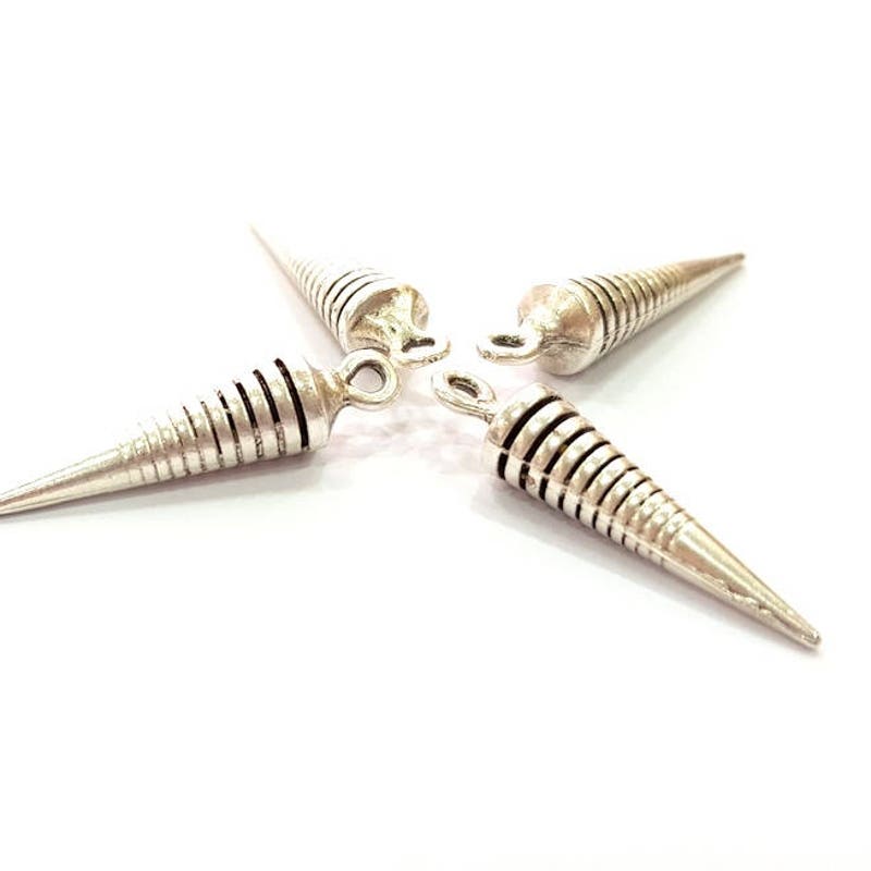 Spike Charm Necklace - Etsy