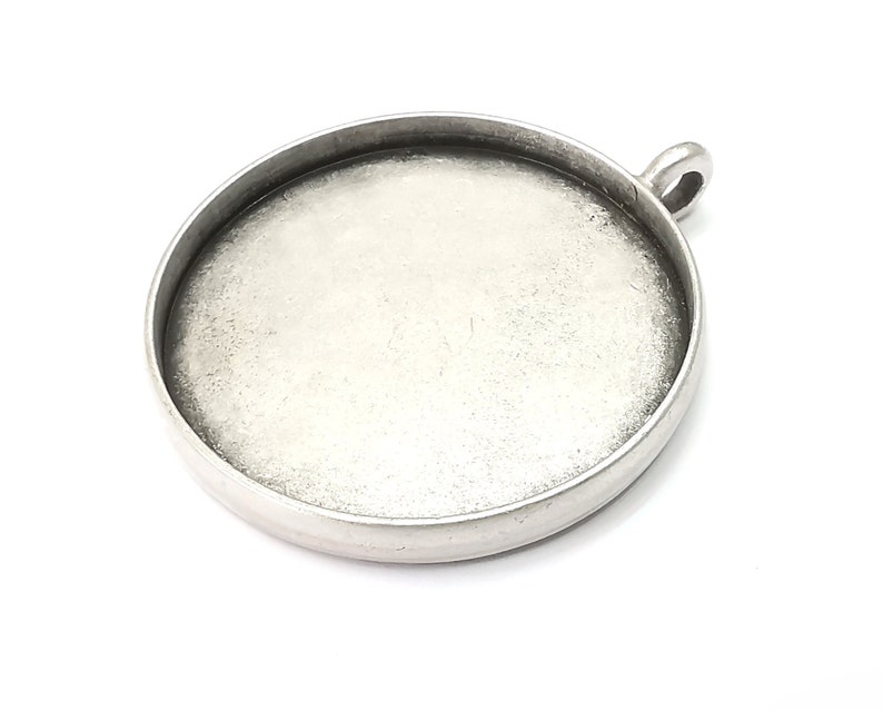 Round Pendant Blanks Resin Bezel Bases Mosaic Mountings Dry - Etsy