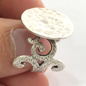 Ring Blank Base Bezel Setting Adjustable Ring Blank, (20 Mm Blank ...