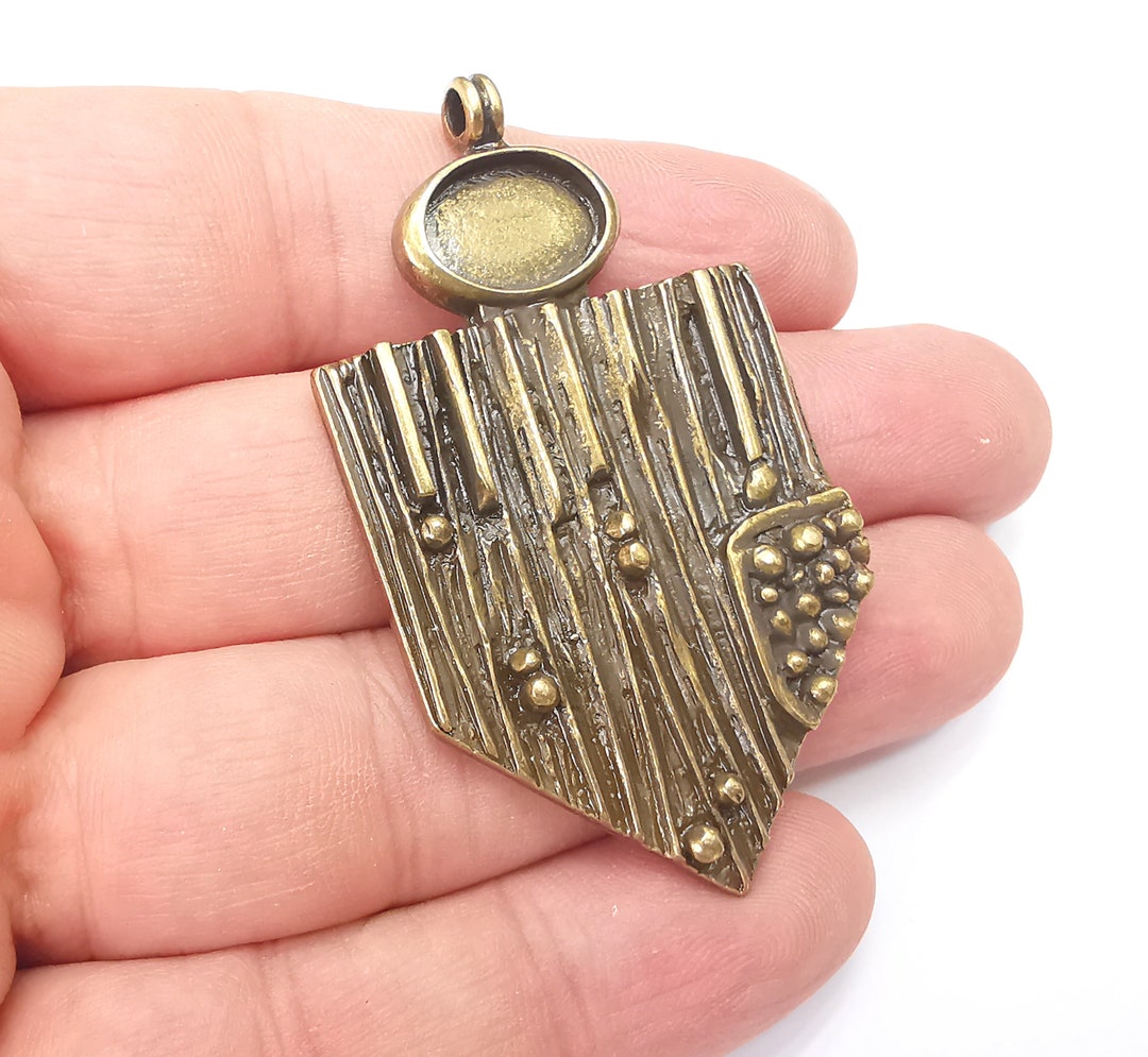 Oval Bezel, Resin Blank, Inlay Mounting, Mosaic Frame Cabochon Base ...