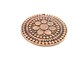 Antique Copper Medallion Pendant Antique Copper Plated Pendant (47mm ...