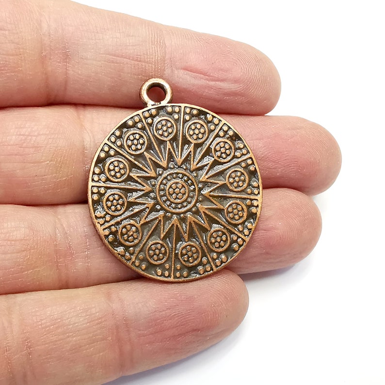 Dijes de estrella, chapados en cobre antiguo (40 x 34 mm) G34845 - Etsy ...
