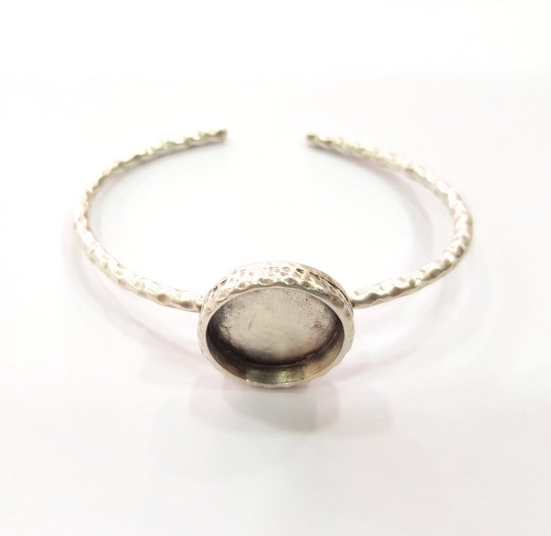 Bracelet Blank Cuff Bezel Resin Bangle Inlay Blank Glass - Etsy