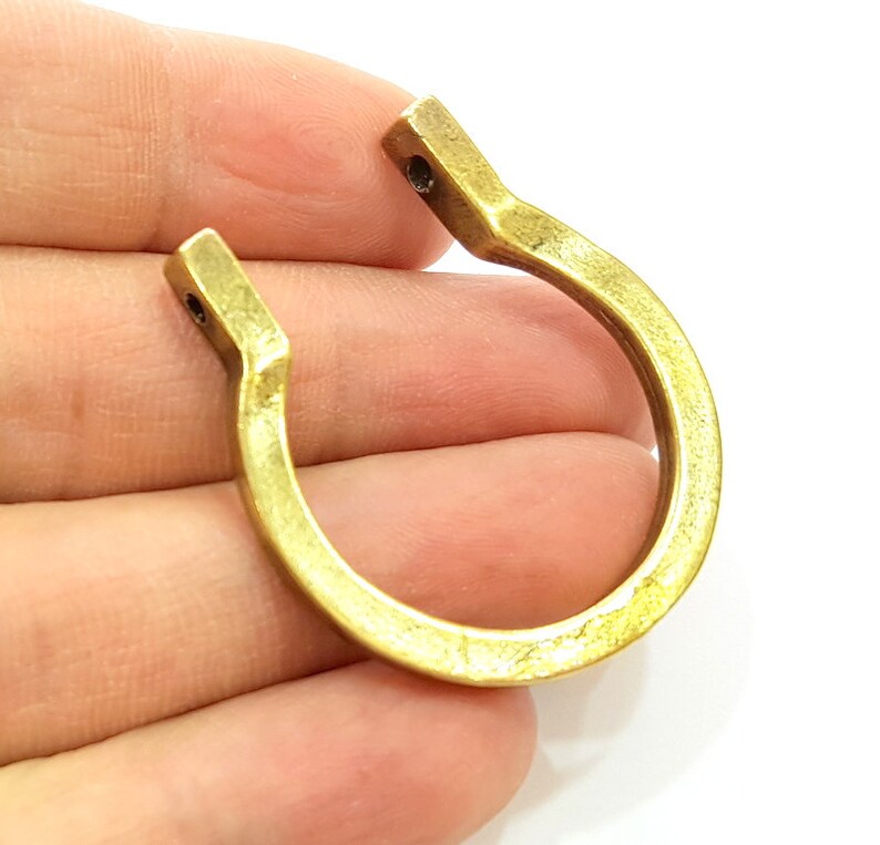 2 Antique Bronze Connector 40x36mm G15746 - Etsy