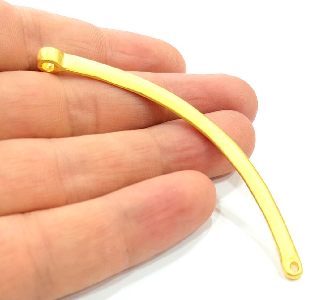Gold Connector Gold Plated Pendant Connector (80x4mm) G6291 - Etsy