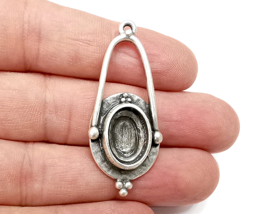 Unique Charms Pendant Bezels, Resin Blank, Inlay Mountings, Mosaic ...