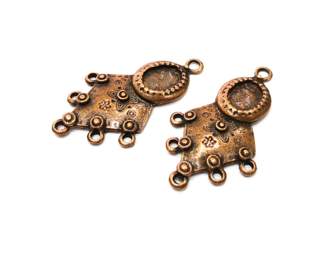2 Copper Charm Antique Copper Charm (54x30mm) G17708 - Etsy