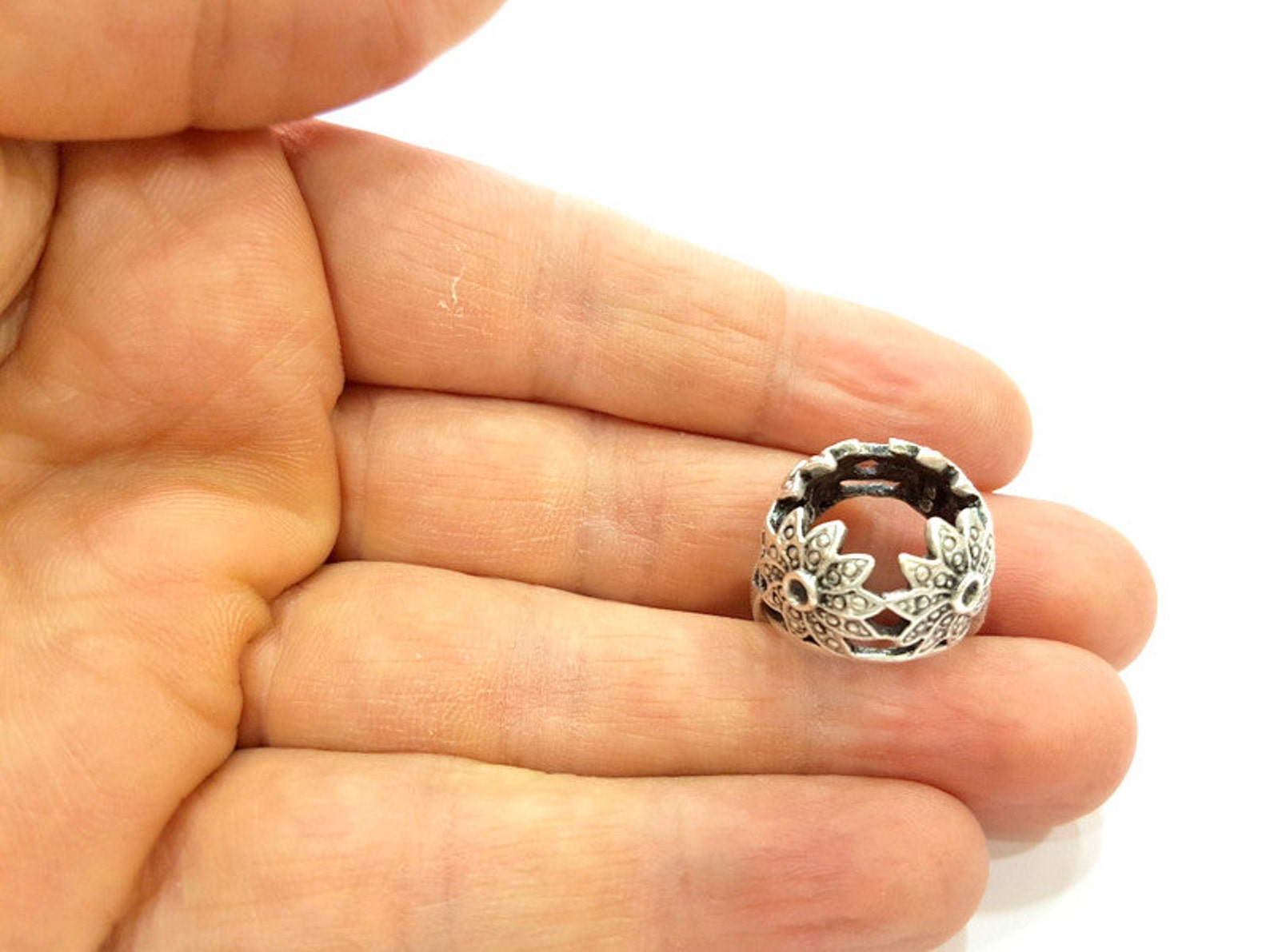 Silver Ring Blank Ring Settings Ring Bezel Base Cabochon | Etsy